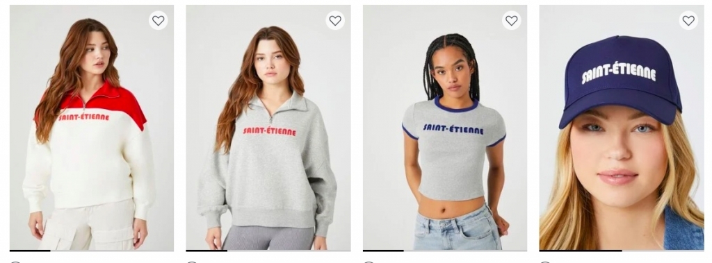 Une marque américaine lance une ligne de vêtements "Saint-Étienne ...